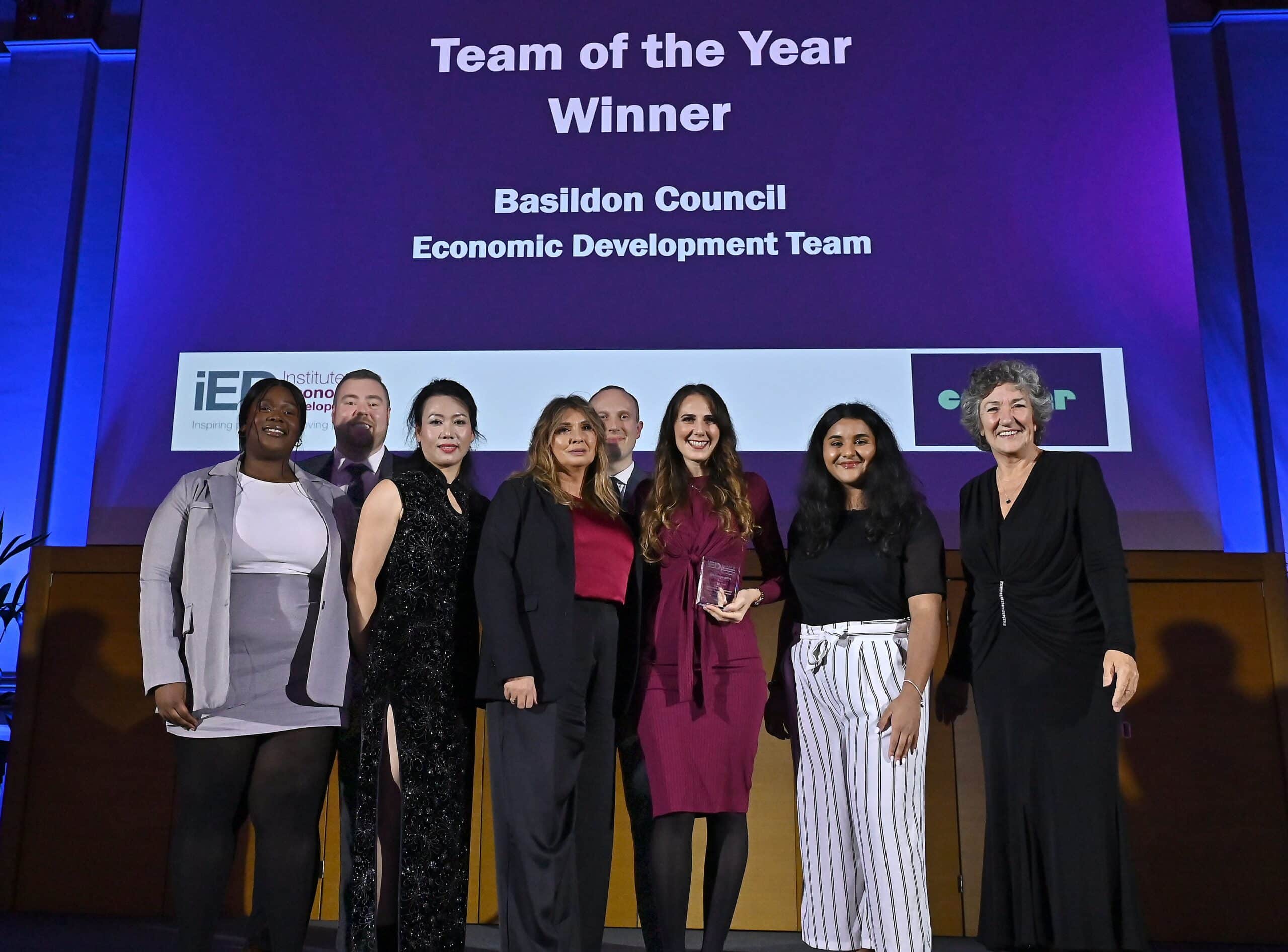 Basildon Council Economic Development Team scoops IED Team of the Year ...