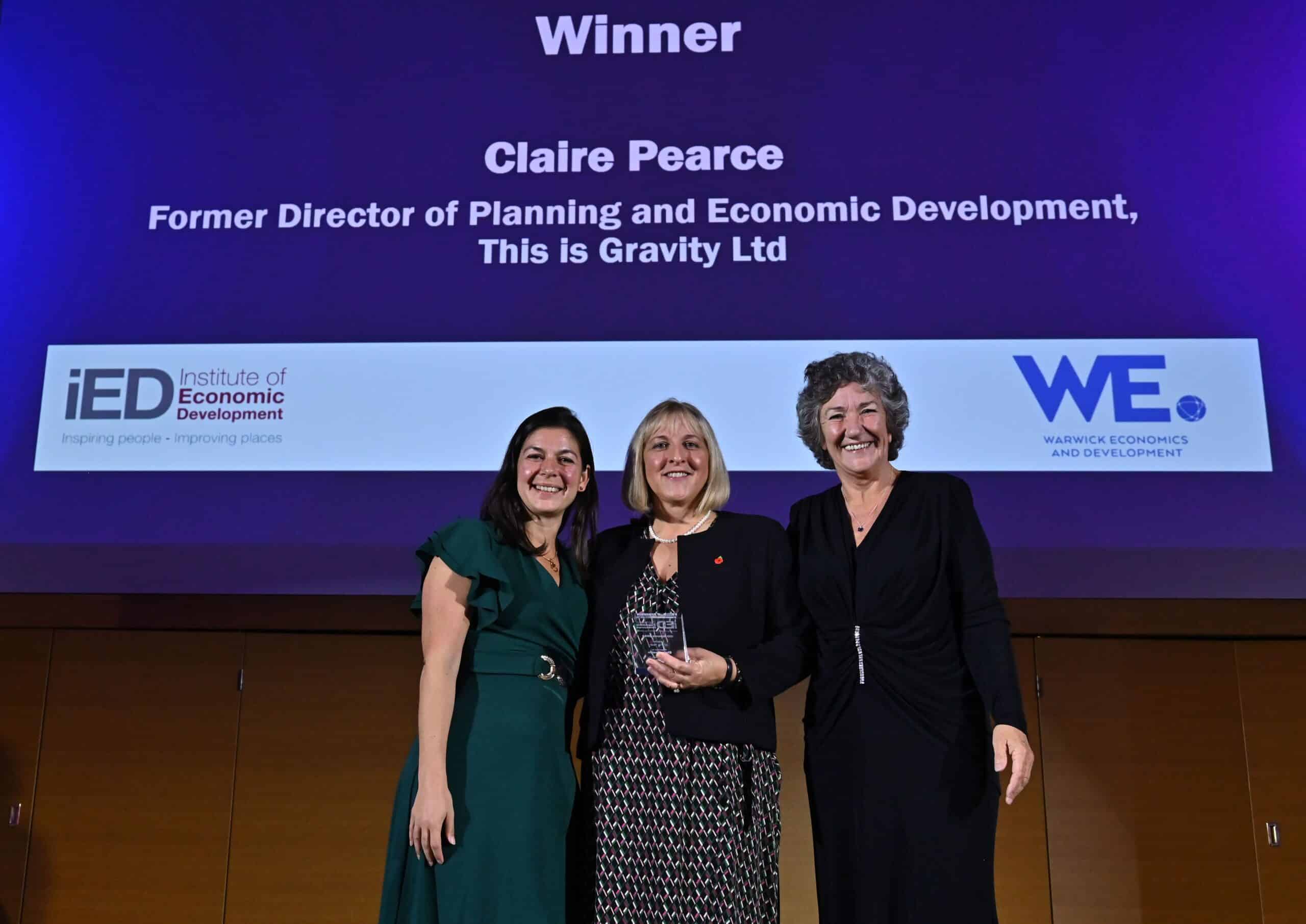 “Transformational leadership”: Claire Pearce wins IED Leader of the Year award - Institute of ...
