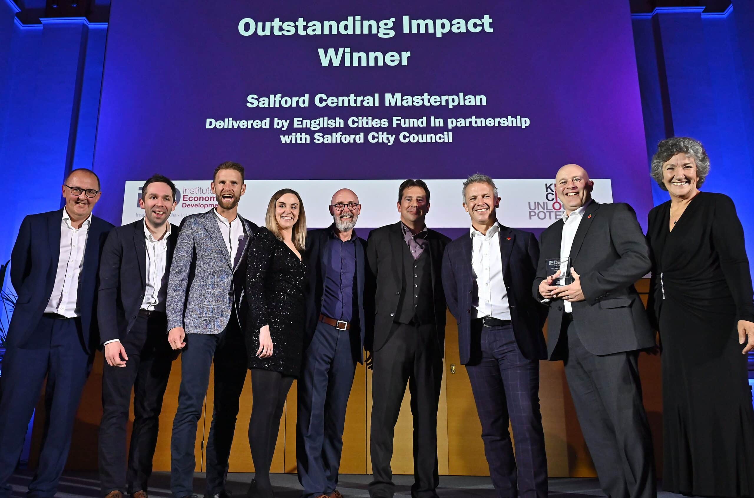 Regeneration of Salford Central wins IED Outstanding Impact award ...